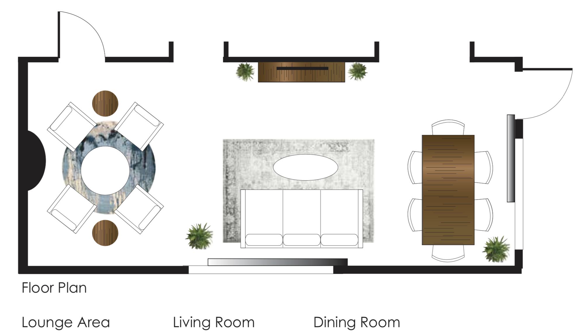 Living Area Design - 3 Layouts from INCASA – thetidydad.com