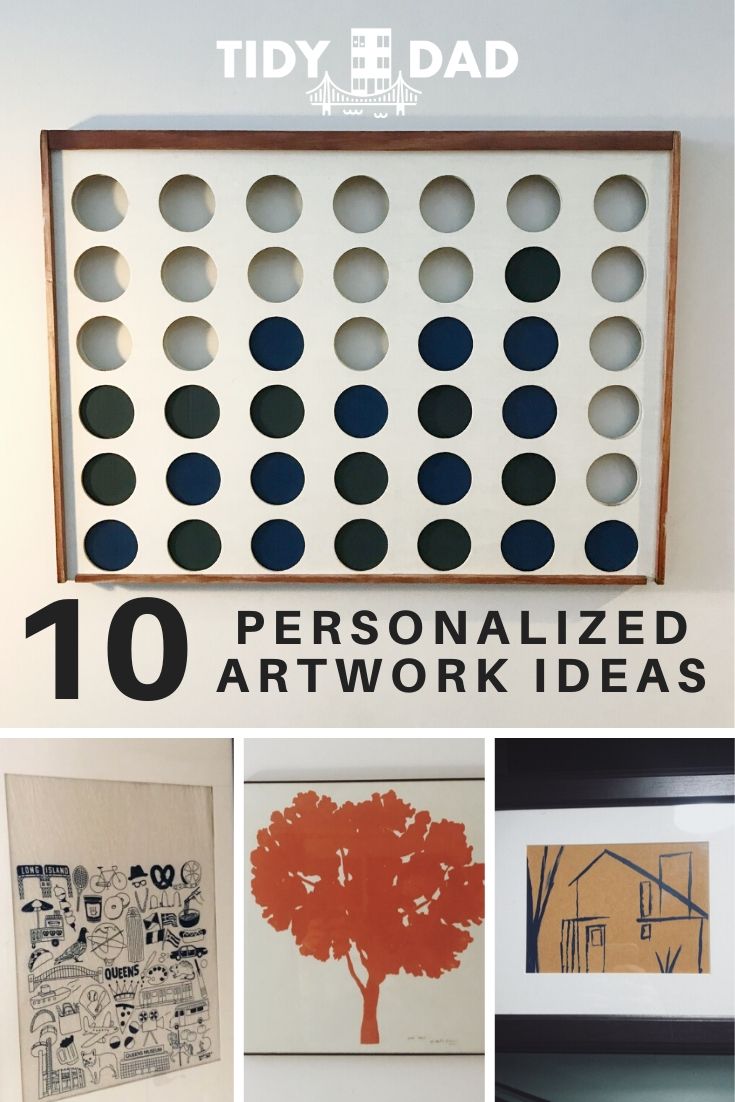 10 Artwork Ideas - Personalized Art without Using Photos - thetidydad.com