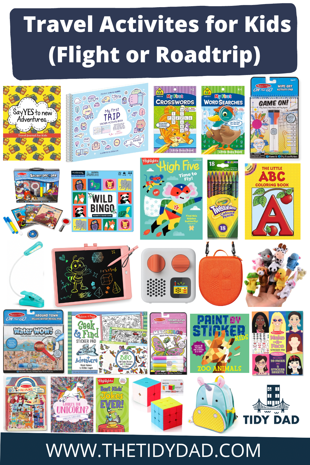 Travel Activities for Kids – thetidydad.com