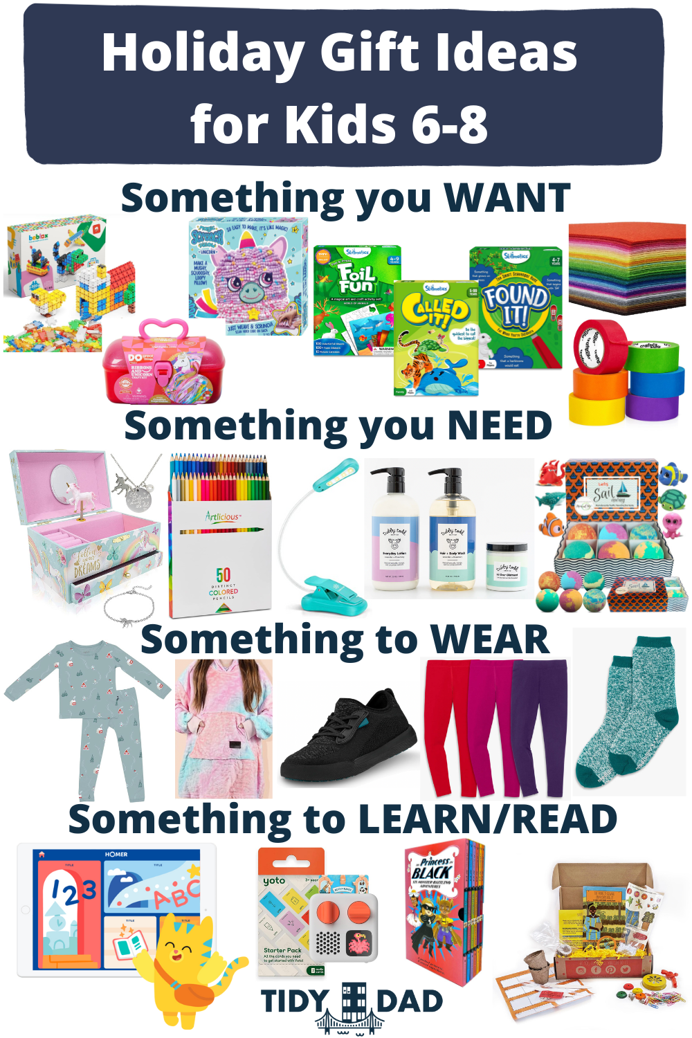 Gift Ideas for 6-8 Year Olds – thetidydad.com