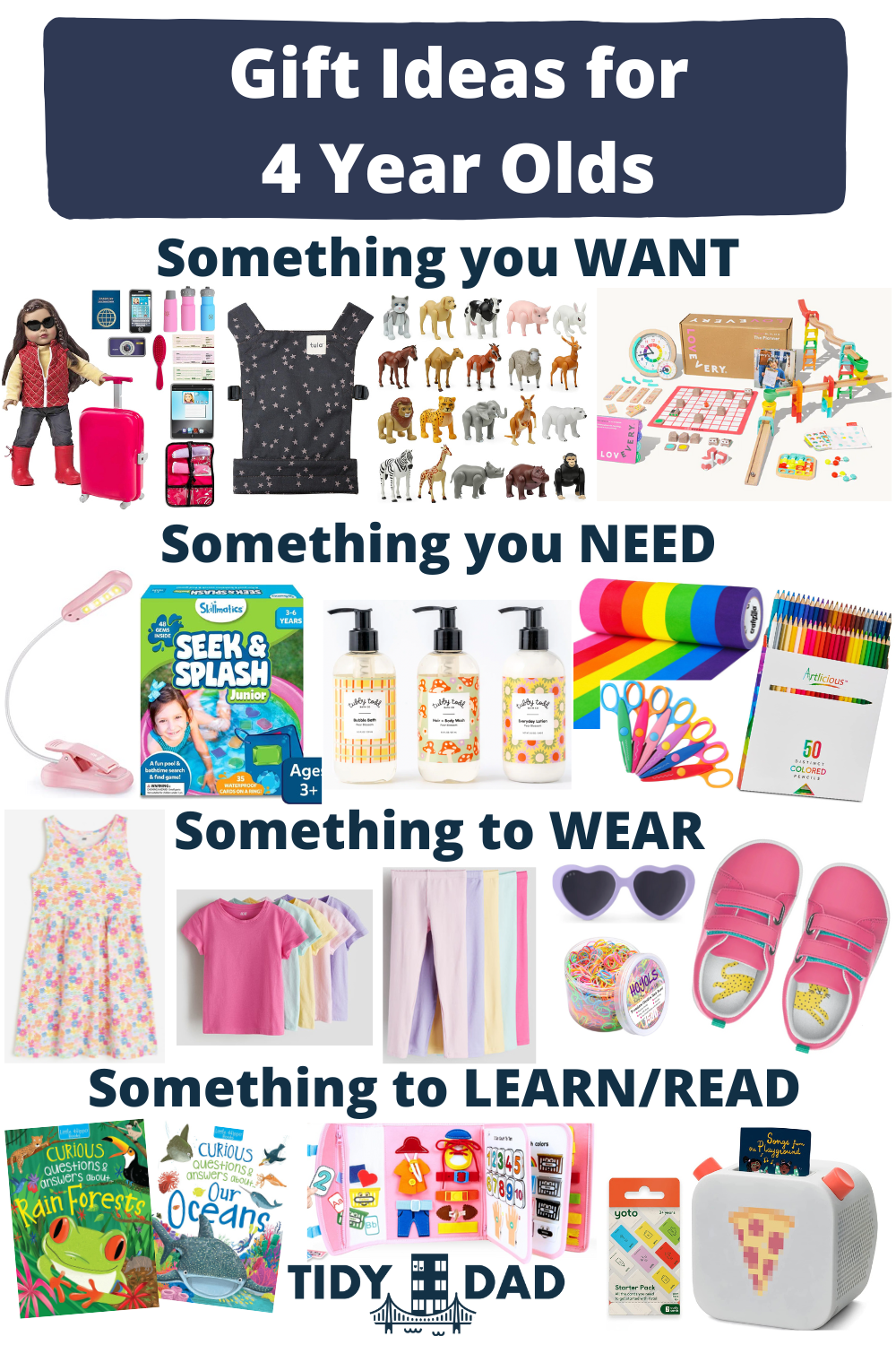 Birthday Gifts for 4 Year Olds – thetidydad.com